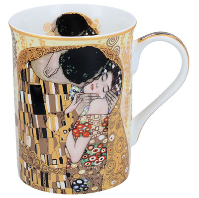 Šolja - Classic, Klimt, The Kiss, Cream