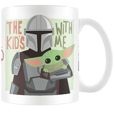 Šolja - Star Wars, The Mandalorian, The Kids With Me