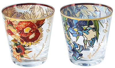 Set čaša za viski - Van Gogh, Starry Night/Caffe