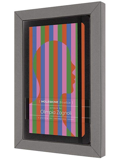 Moleskine - Moleskine Studio Collection Notebook, Lined Paper Notebook, Artist Olimpia Zagnoli,