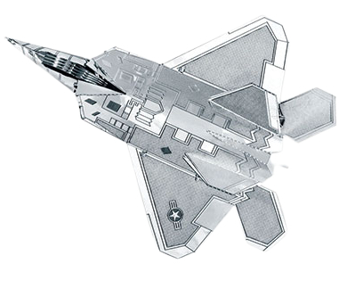 3D metalna maketa - Avion F22 Raptor