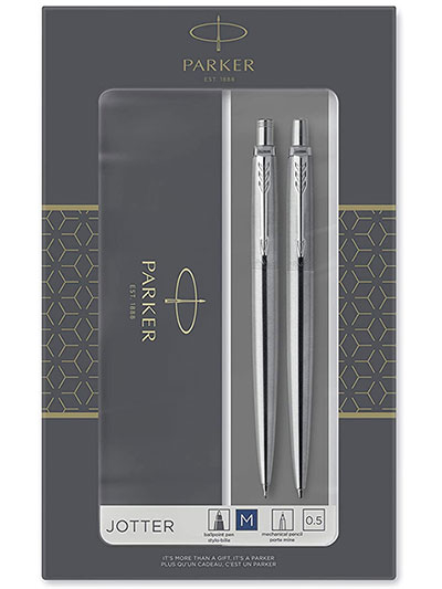 Parker Jotter Gift Set with Ballpoint Pen & Mechanical Pencil