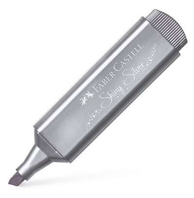 Faber-Castell flomaster textliner 46 metalic silver