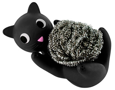 Držač za sunđer - Cat, Black