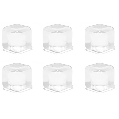Clear Reusable Ice Cubes, set 1/30