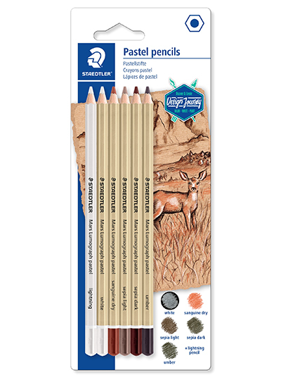 Staedtler - pastel u drvenoj olovci 1/6