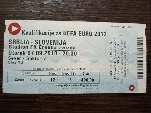 Srbija-Slovenija 7.9.2010