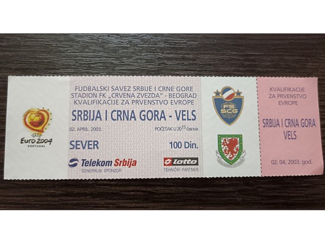 Srbija i Crna Gora-Vels 2.4.2003