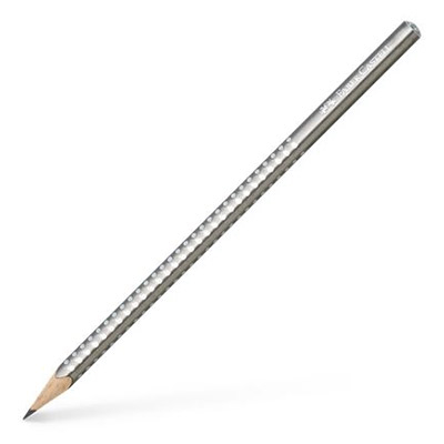 Faber-Castell grafitna olovka - Sparkle pearl silver, HB