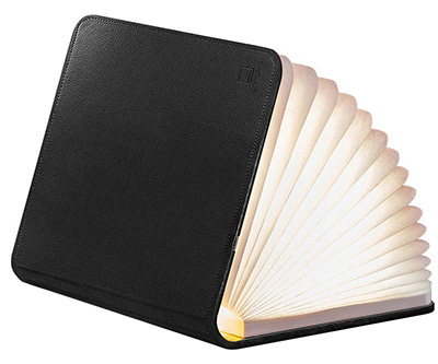 Lampa - Book, Black Leather, S