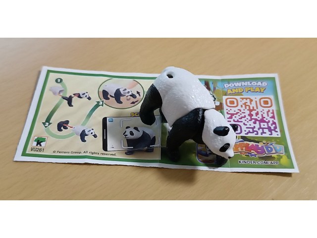 Kinder 2023 nemački natoons Panda VU261