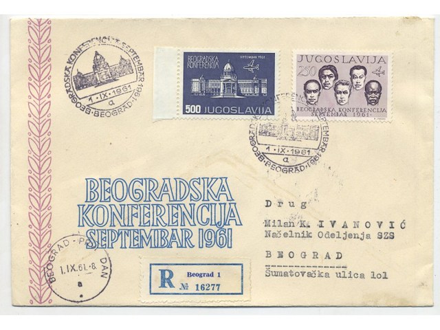 Jugoslavija, Beogradska konf. avio. 1. septembar 1961.