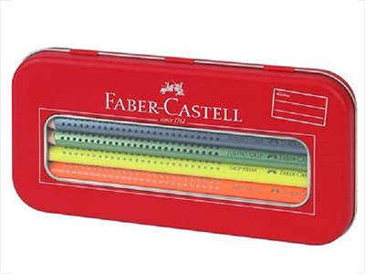 Faber-Castell Set - Jumbo Grip, Neon + Metallic