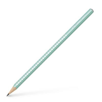 Faber-Castell grafitna olovka - Grip, HB, Sparkle pearl mint
