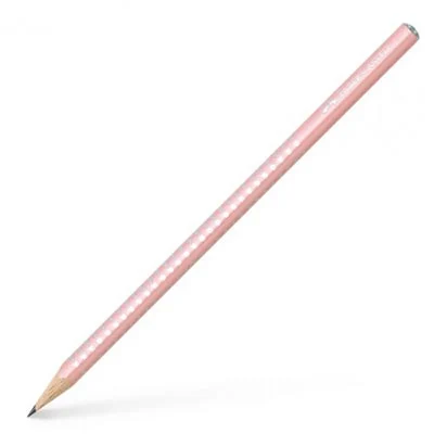Faber-Castell grafitna olovka - Grip, HB, Sparkle pearl rose