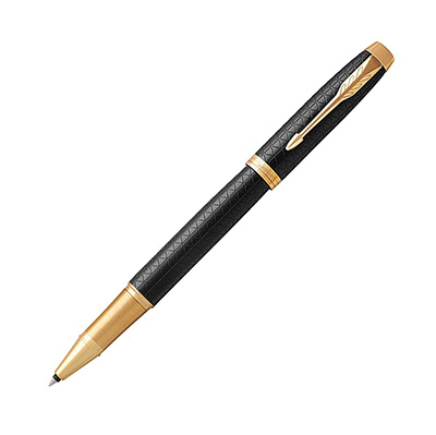 Parker IM Rollerball Pen, Premium Black with Fine Point Black Ink