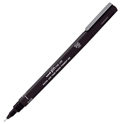 Uni Marker Pin, Crni, 01-200