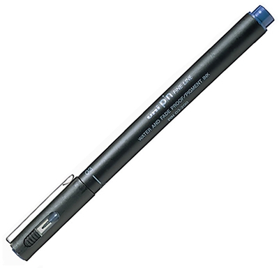 Uni Marker Pin, Plavi, 03-200