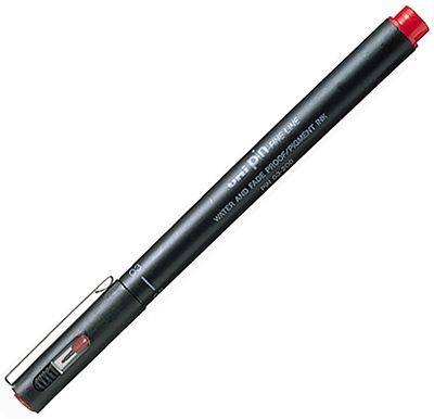 Uni Marker Pin, Crveni, 03-200