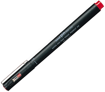 Uni Marker Pin, Crveni, 05-200