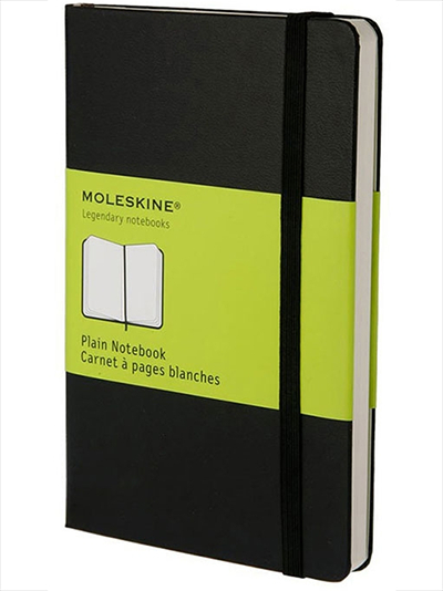 Moleskine - Plain Pocket Notebook, Black