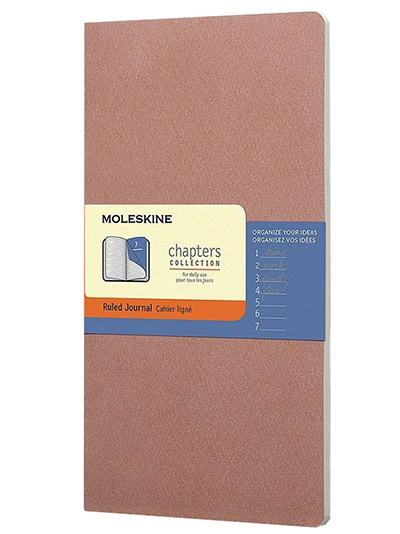 Moleskine - Chapters Journal, Old Rose, Large