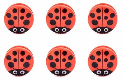 Bag Clips Ladybug, Set of 6