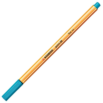 Stabilo point 88 turquoise bluish lajner