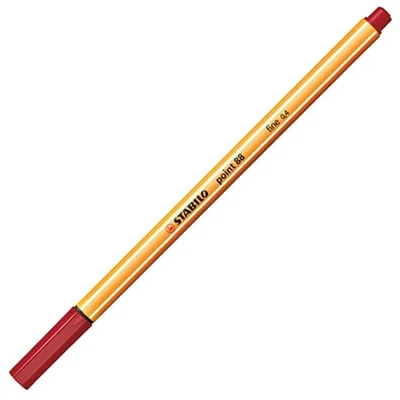 Stabilo point 88 red deep lajner