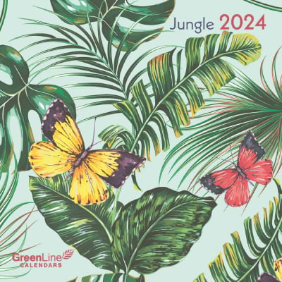 Zidni kalendar 2024 - GreenLine, Jungle, 30x30 cm