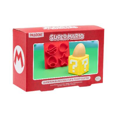 Set Egg Cup & Toast Cutter - Super Mario, Question Block