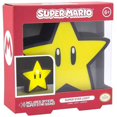 Lampa - Super Mario, Super Star Light With Sound, V2