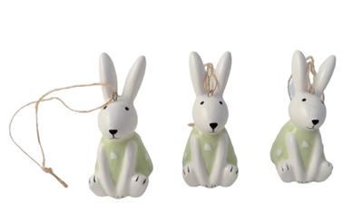 USK viseća dekoracija - Sitting Rabbit, 7 cm
