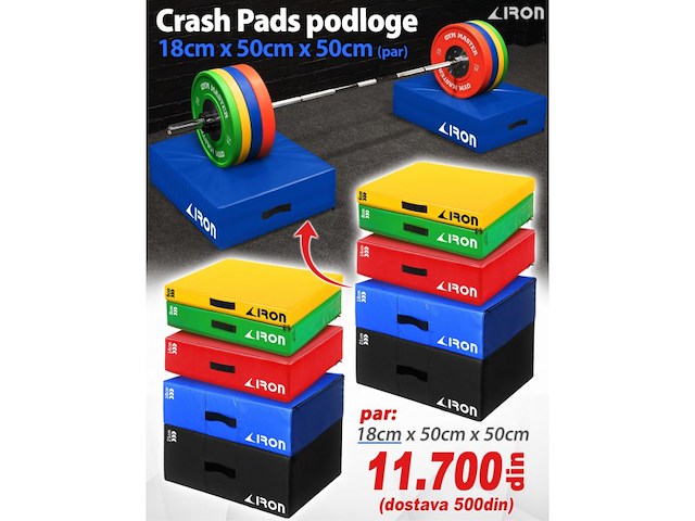 Crash Pads podloge/ Crash Pads strunjače par 18x50x50cm