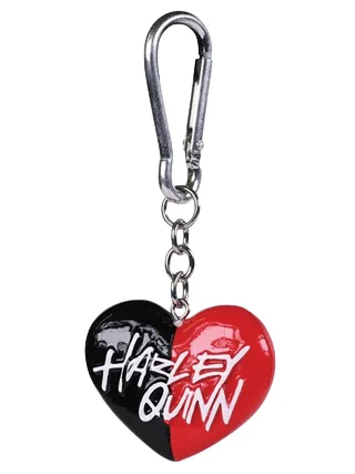 Privezak za ključeve - DC, Harley Quinn, 3D Heart