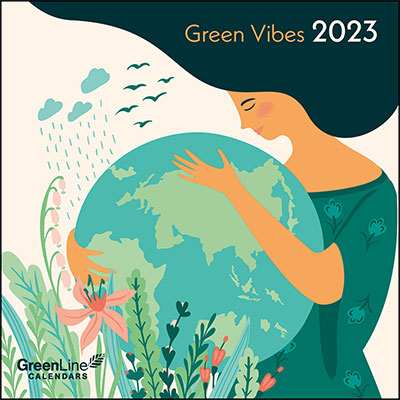 Zidni kalendar 2023 - GreenLine, Vibes, 30x30 cm