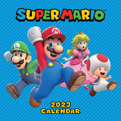 Zidni kalendar 2023 - Nintendo, Super Mario, 30x30 cm