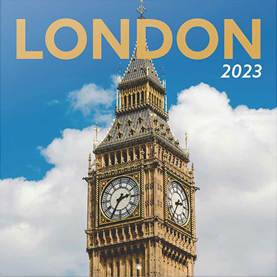 Zidni kalendar 2023 - London, 30x30 cm