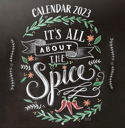 Zidni kalendar 2023 - Lily & Val, Recipes 30x30 cm