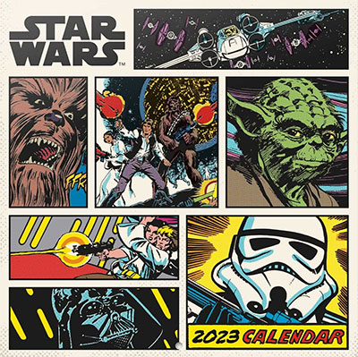 Zidni kalendar 2023 - SW, Star Wars, 30x30 cm