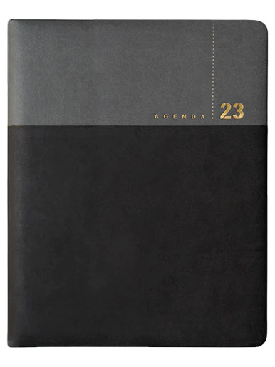 Agenda 2023 - Desk Weekly, Vintage Black, 21.3x26.2 cm