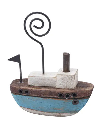 Držač za fotografije - Wooden Fishing Boat