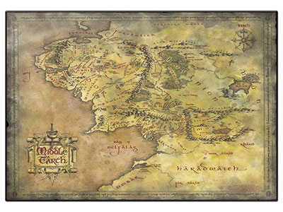 Stoni podmetač - LOTR, Map