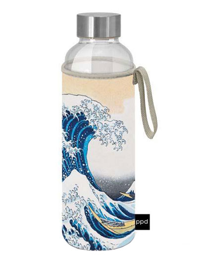 Flaša - The Great Wave, with protection sleeve, 500 ml