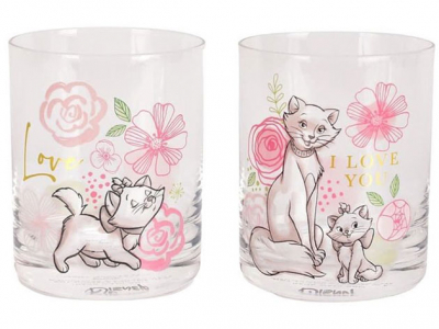 Čaše set 2 - Disney, The Aristocats, Marie, I Love you