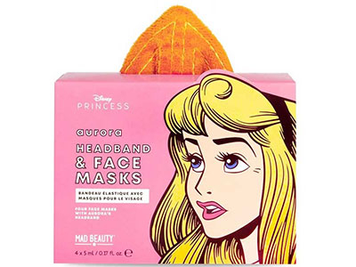 Maske za lice 4 i traka za kosu set - Disney, POP Princess, Aurora