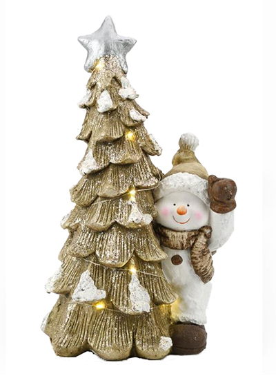 NG Dekoracija LED - Xmas Tree with Snowman