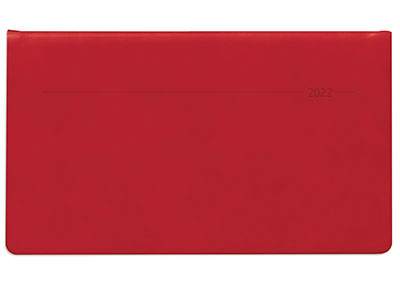 Planer džepni 2022 Quertimer Touch korallenrot weekly 15.6x9