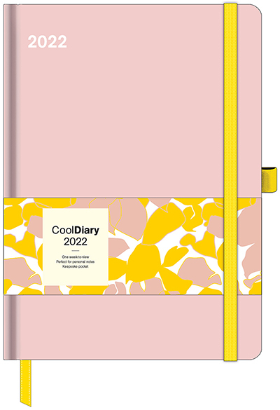 Agenda 2022 - Cool Diary Pastel Pink, 16x22 cm