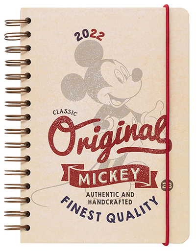 Agenda A5 2022 - Disney, Mickey, week to view